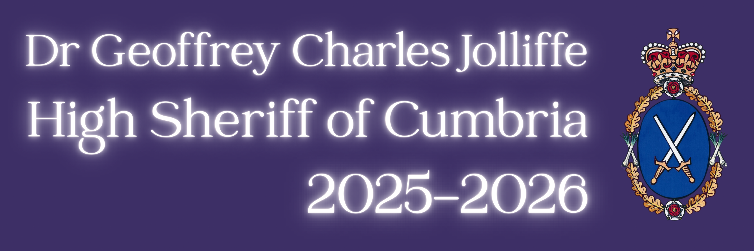 High Sheriff of Cumbria | Christopher Holmes DL 2024/2025